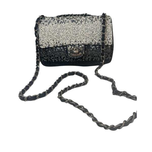 Chanel Tri Color Faux Pearl Classic Flap Bag | Batra